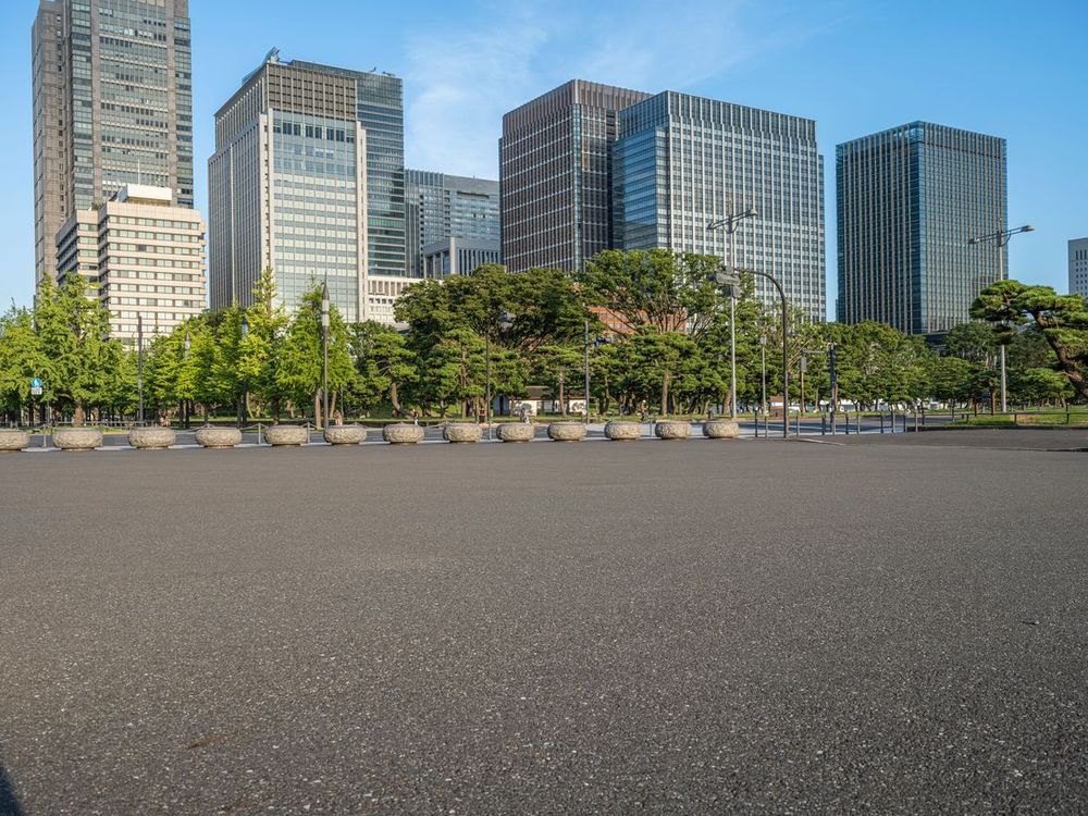 Tokyo Central Station: Skyline in the Urban Cityscape