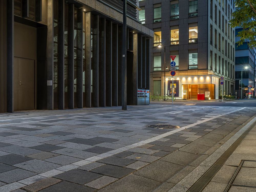 Tokyo, Japan: Urban Cityscape at Dawn - HDRi Maps and Backplates