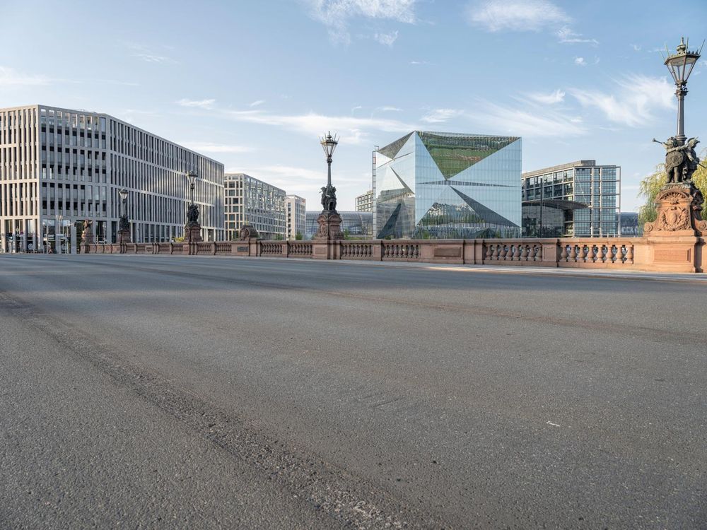 Urban Design: Bridge in Berlin on a Clear Day - HDRi Maps and Backplates