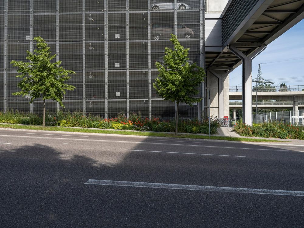 Urban Design in Germany: Asphalt Roadways and Cityscape - HDRi Maps and ...
