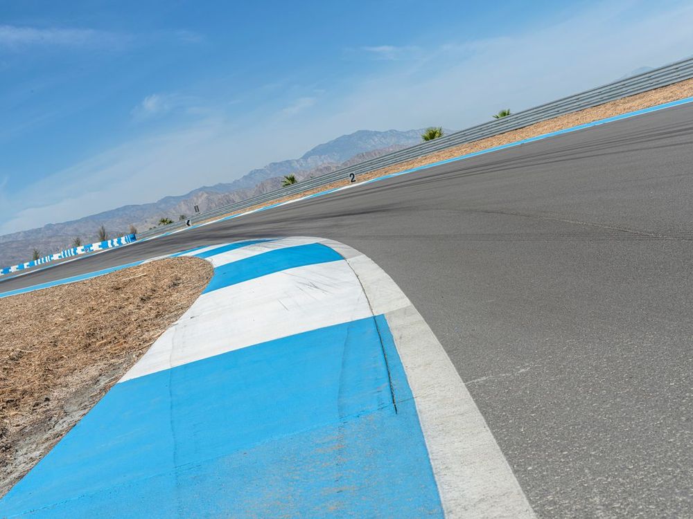 Race track on an asphalt road in the USA - HDRi Maps and Backplates