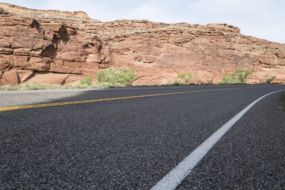 USA Highway: Discovering the Geological Wonders of the Road Surface ...