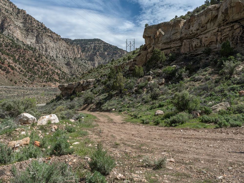 Utah Off-Road Landscape: Mountain Track Adventure