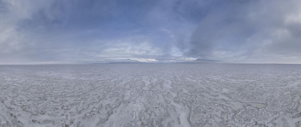 Utah Open Space: Snow Field, Mountains, and Clouds - HDRi Maps and ...
