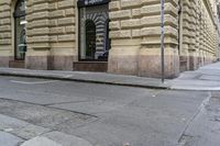 Classic Architecture in an Urban City Street HDRi Maps and Backplates