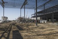 Construction Site for New Industrial Development in Urban Area HDRi ...