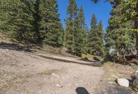 Daytime Landscape: Profile of a Gravel Road HDRi Maps and Backplates