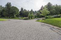 Daytime Suburban Road: Asphalt and Clouds HDRi Maps and Backplates