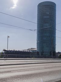 German City Skyscrapers and Urban Landscape HDRi Maps and Backplates