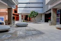 Large Building Atrium in Abu Dhabi HDRi Maps and Backplates