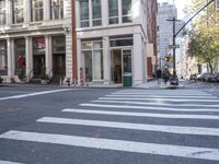 Manhattan Road: Crosswalk and Storefront HDRi Maps and Backplates