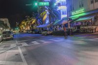Night in Miami - Urban Cityscape with Neon Lights HDRi Maps and Backplates
