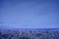 Night View of Tokyo Cityscape HDRi Maps and Backplates