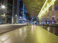 Night Walk in City with Street Lights and Buildings HDRi Maps and ...