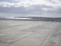 Sunny Spain: Cement Runway with Ocean View HDRi Maps and Backplates