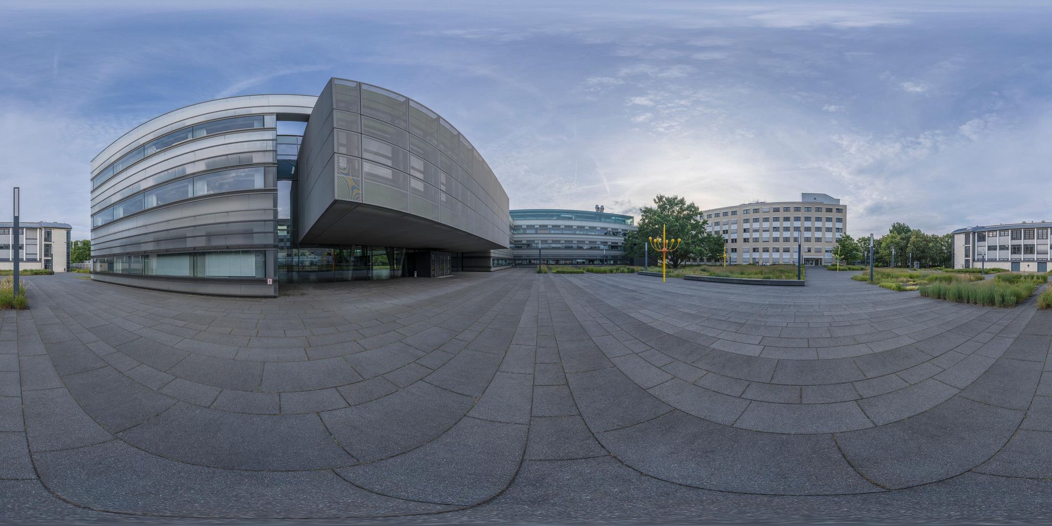 Berlin's Financial District: A Hub of City Life - HDRi Maps and Backplates
