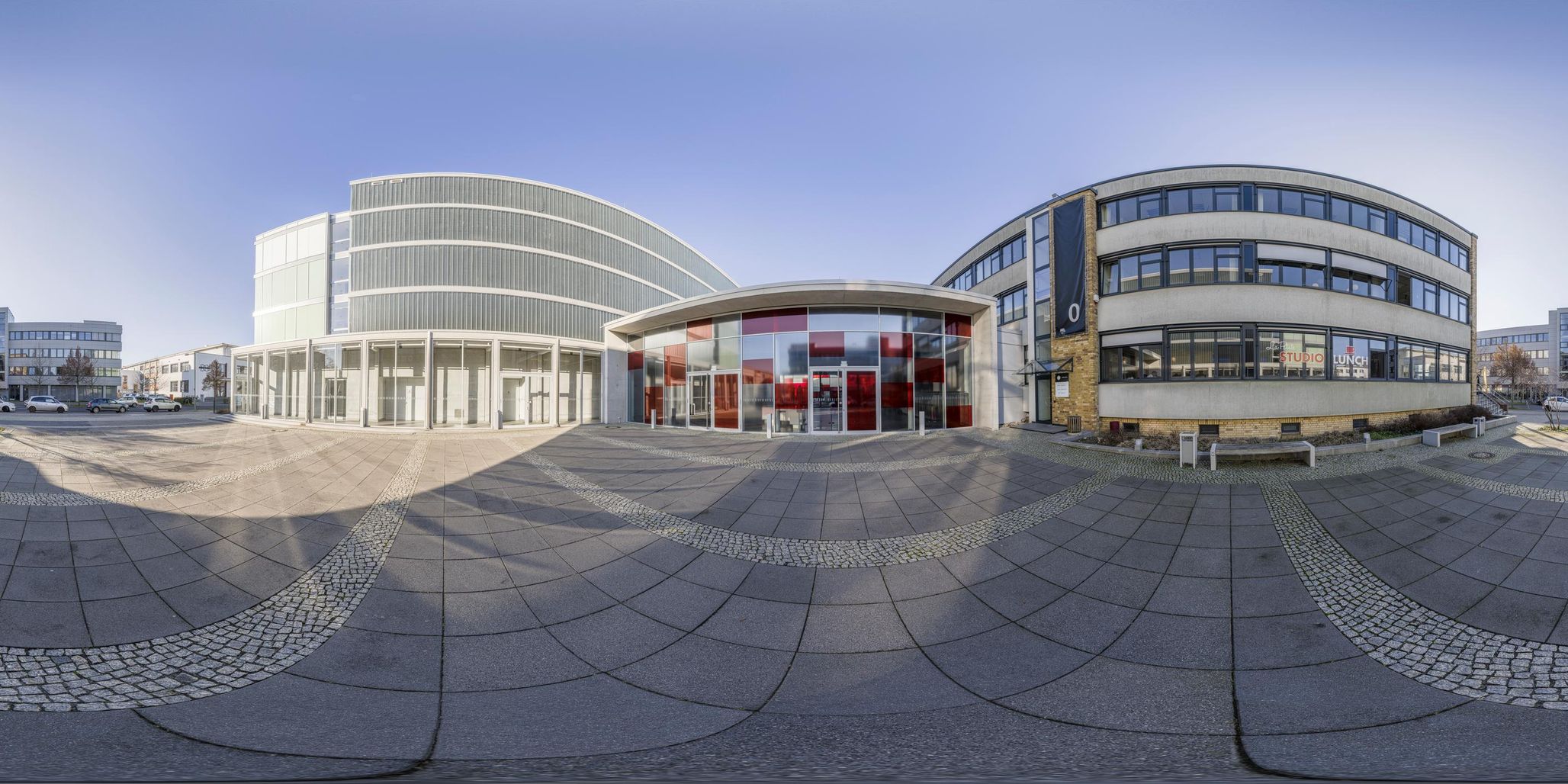 Modern Circular Office Building in Berlin, Germany - HDRi Maps and ...