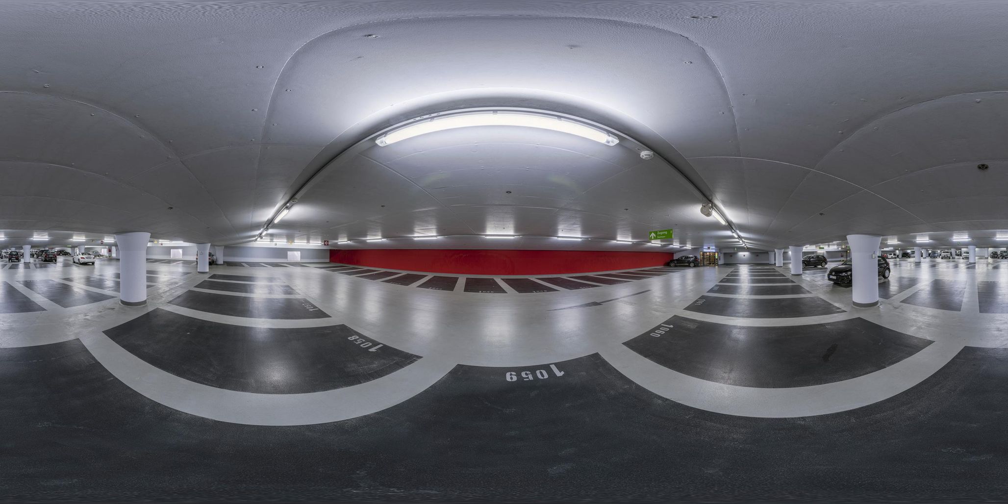 Underground Parking Garage in Berlin, Germany - HDRi Maps and Backplates