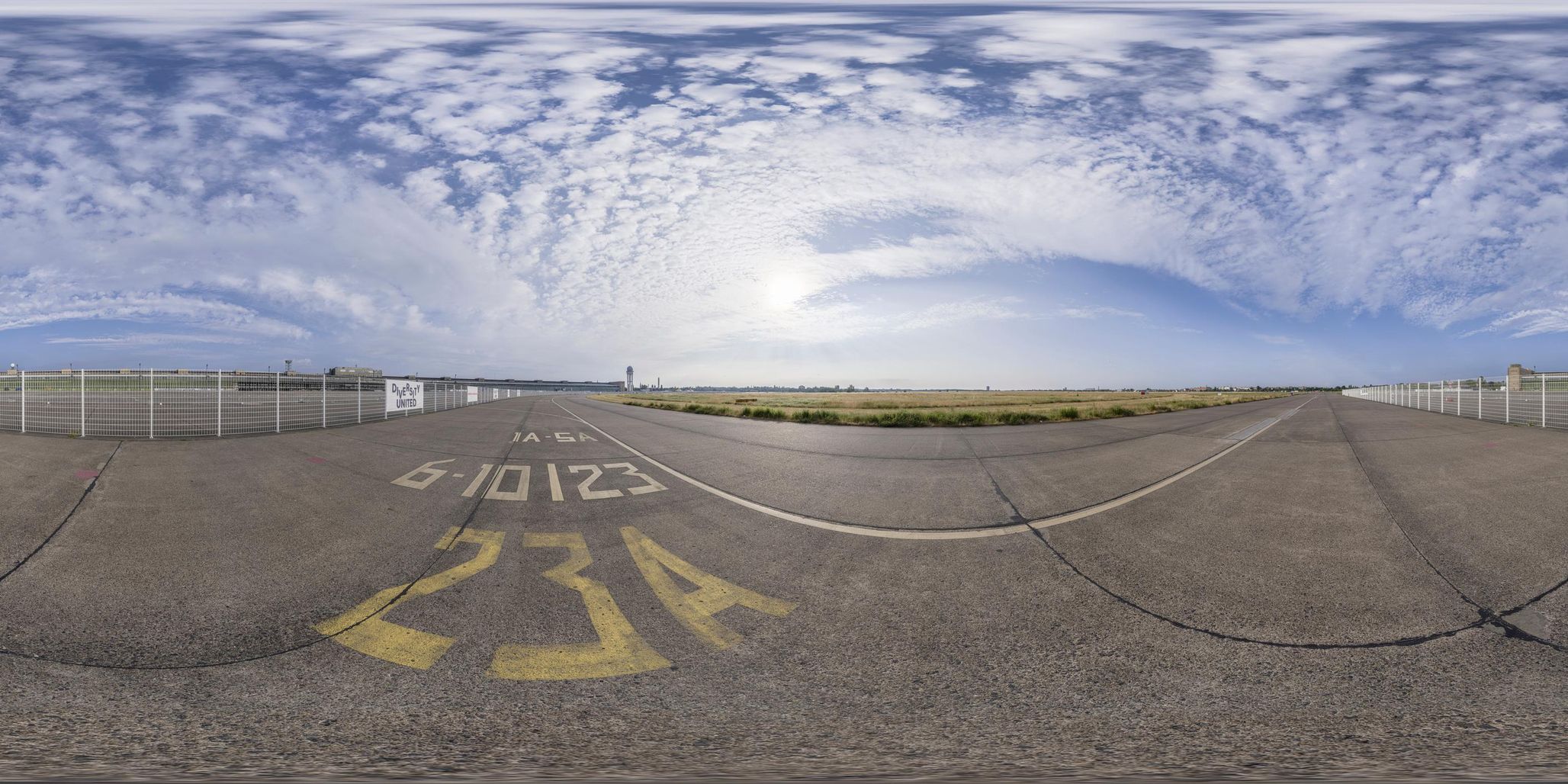 Tempelhof Airport: Urban Design in Berlin - HDRi Maps and Backplates