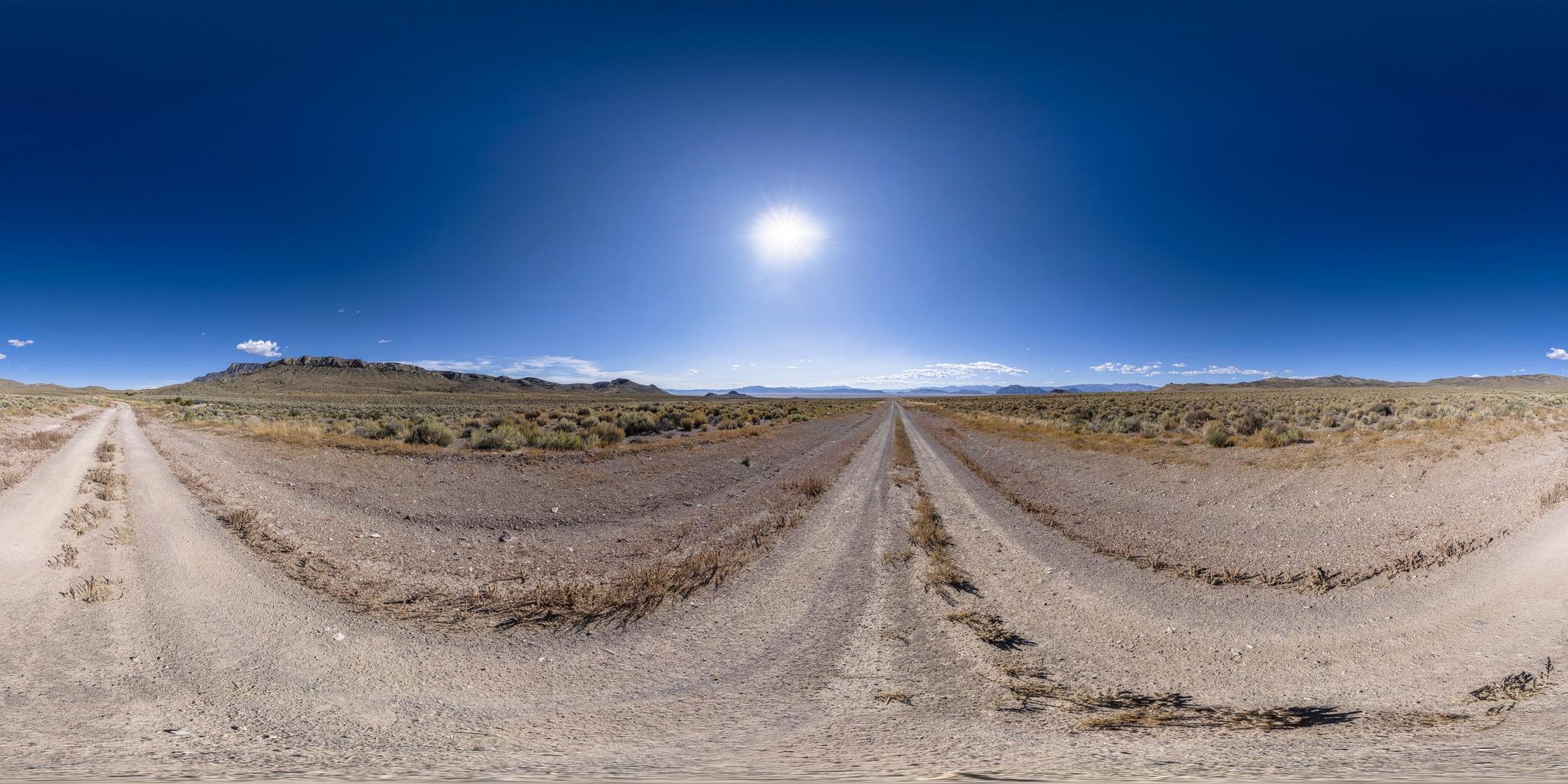 California Desert Landscape: Panoramic View of a Picturesque Scenery ...