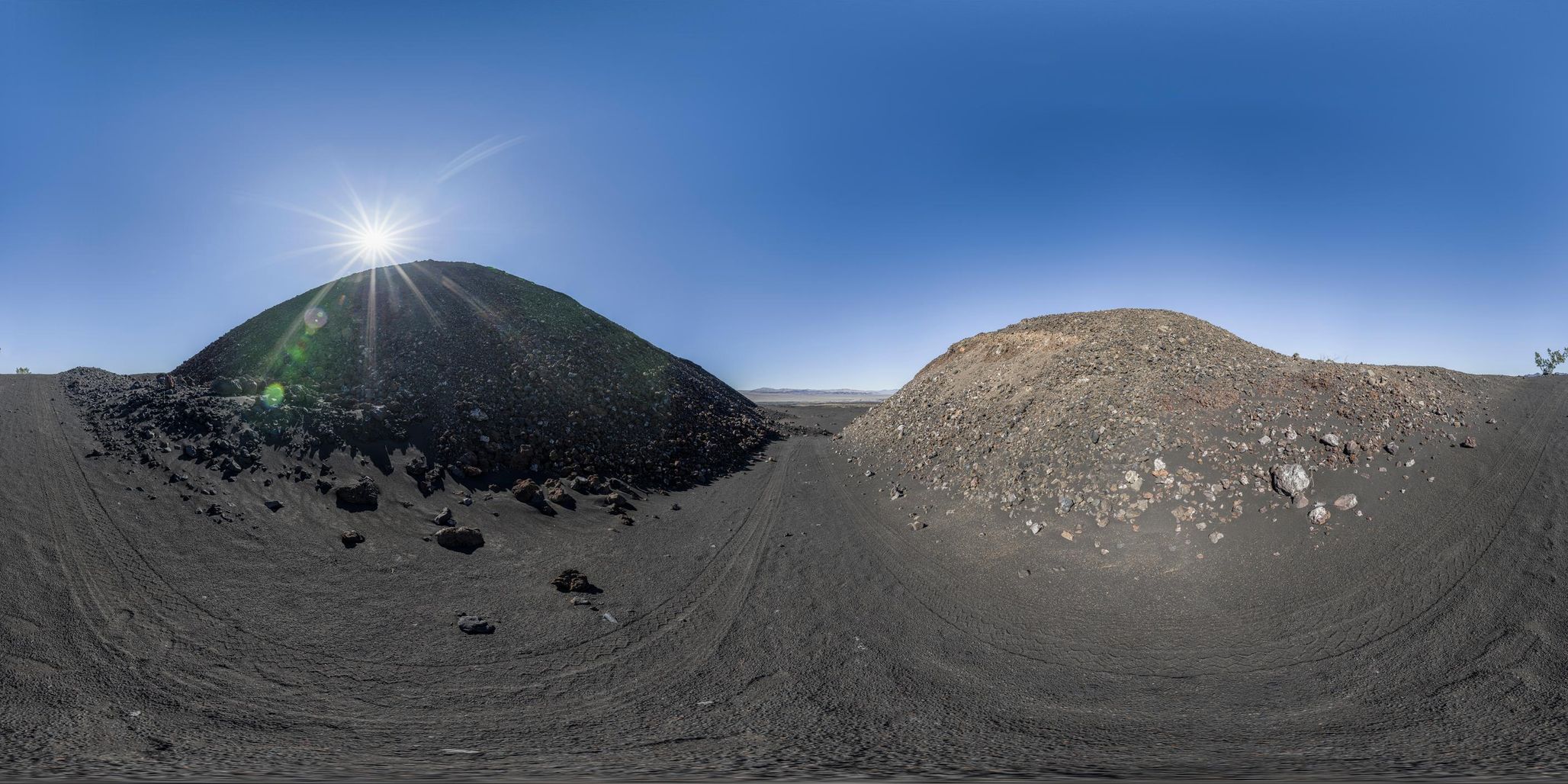 California Desert Landscape: Two Large Rock Mounds - HDRi Maps and ...