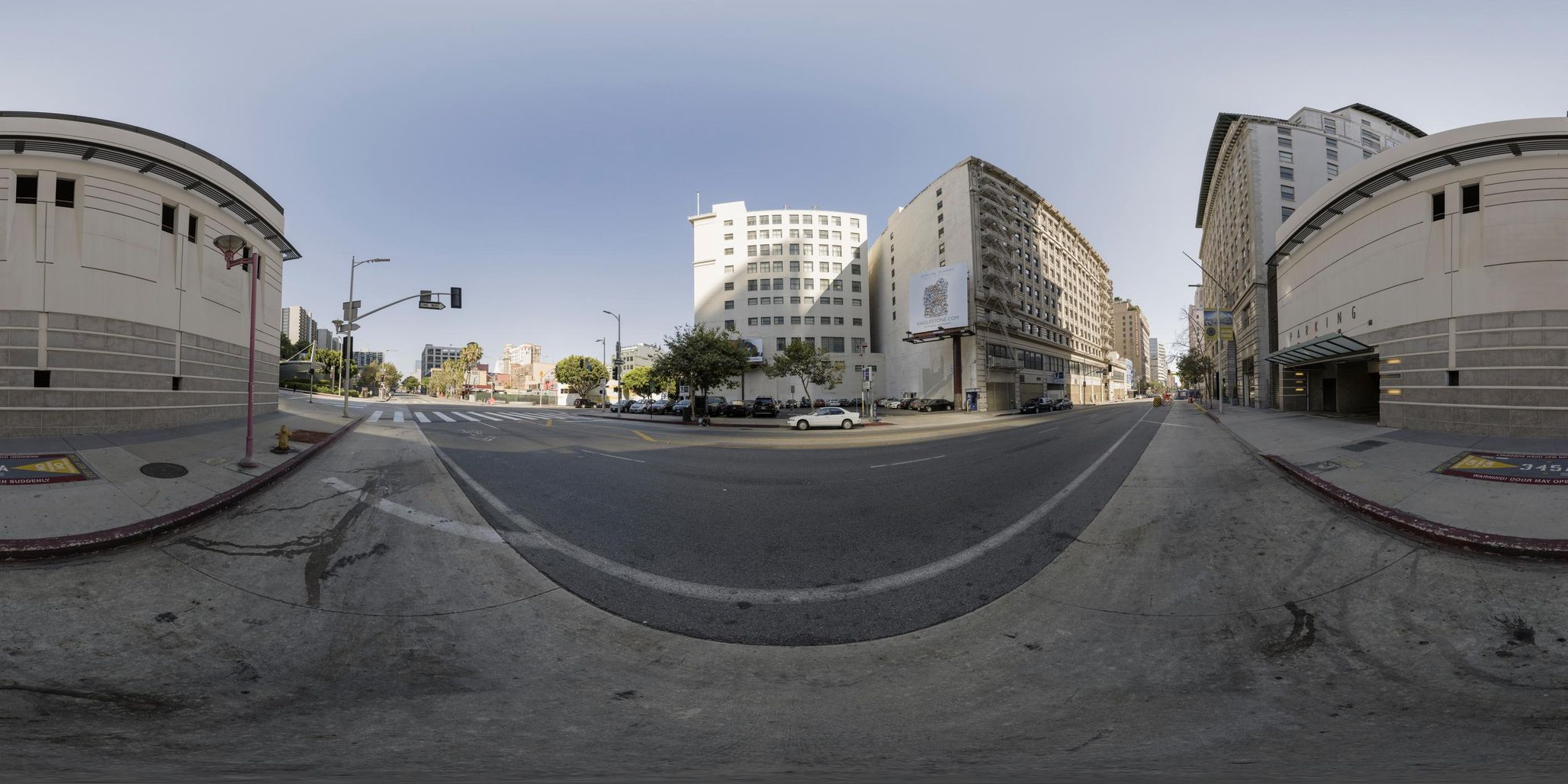 California's High Rise Buildings: Dawn Illuminates the Architecture ...