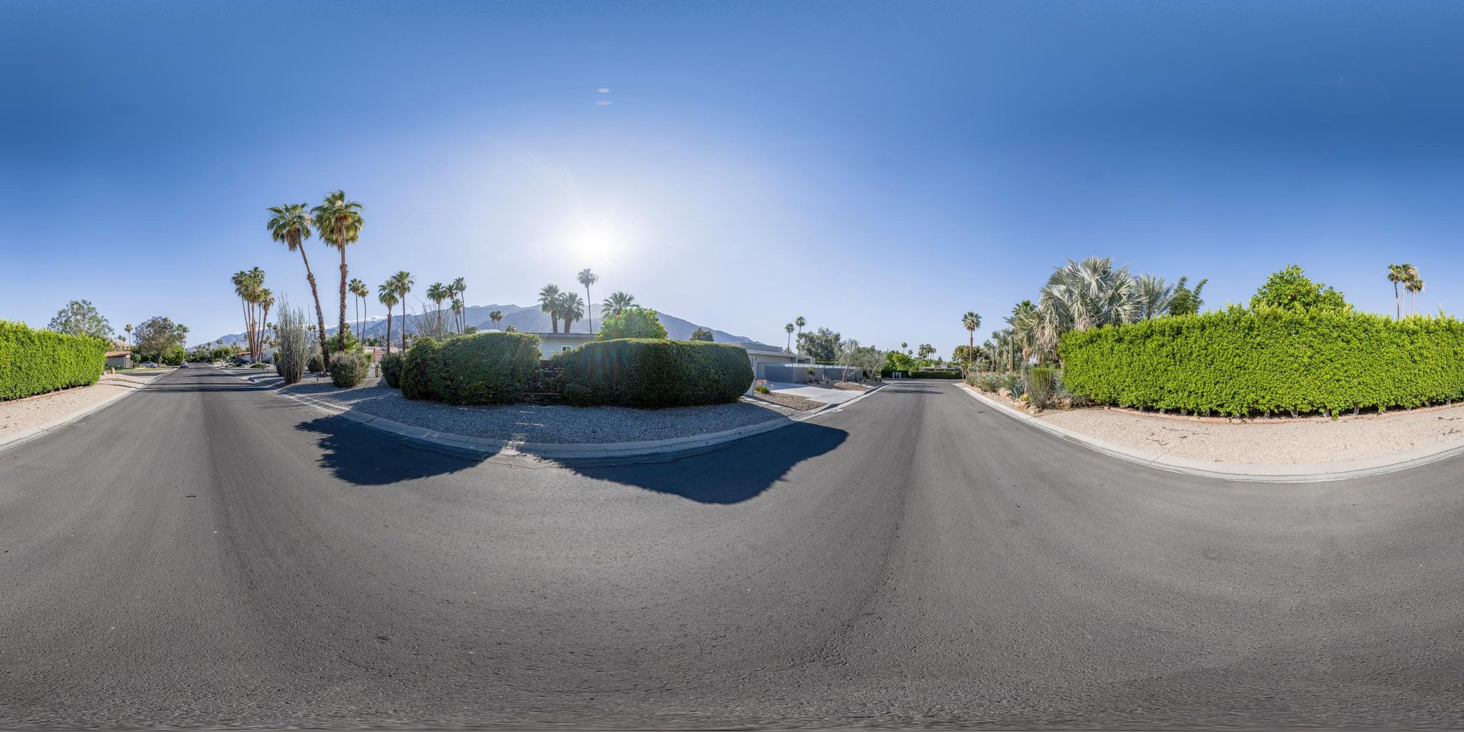 Residential Road with Modern Architecture in California - HDRi Maps and ...