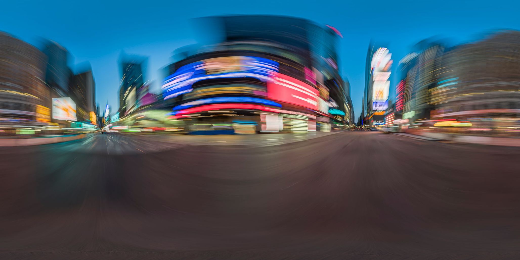 Chicago Downtown: An Urban Design with Vibrant Street Lights - HDRi ...