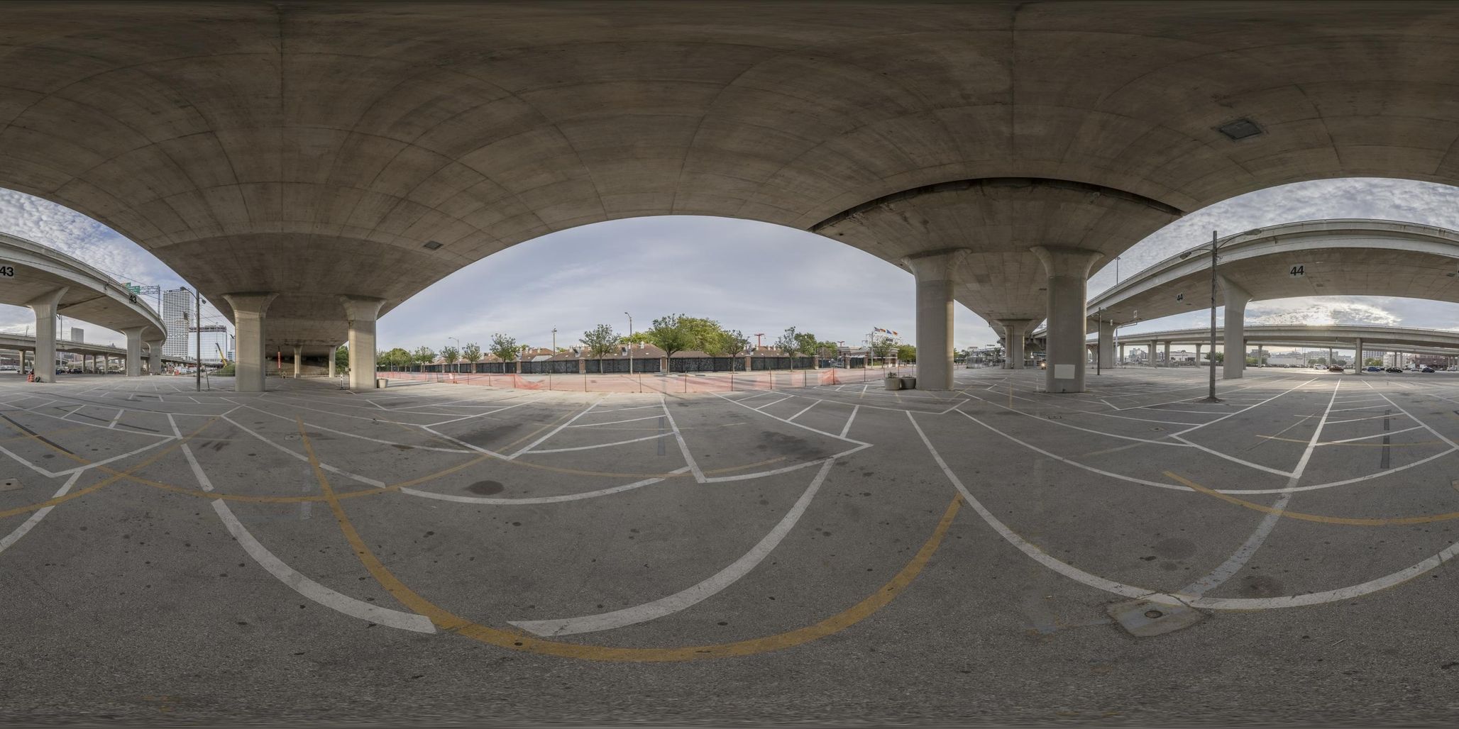 Chicago Overpass: A View of the Urban Skyline - HDRi Maps and Backplates