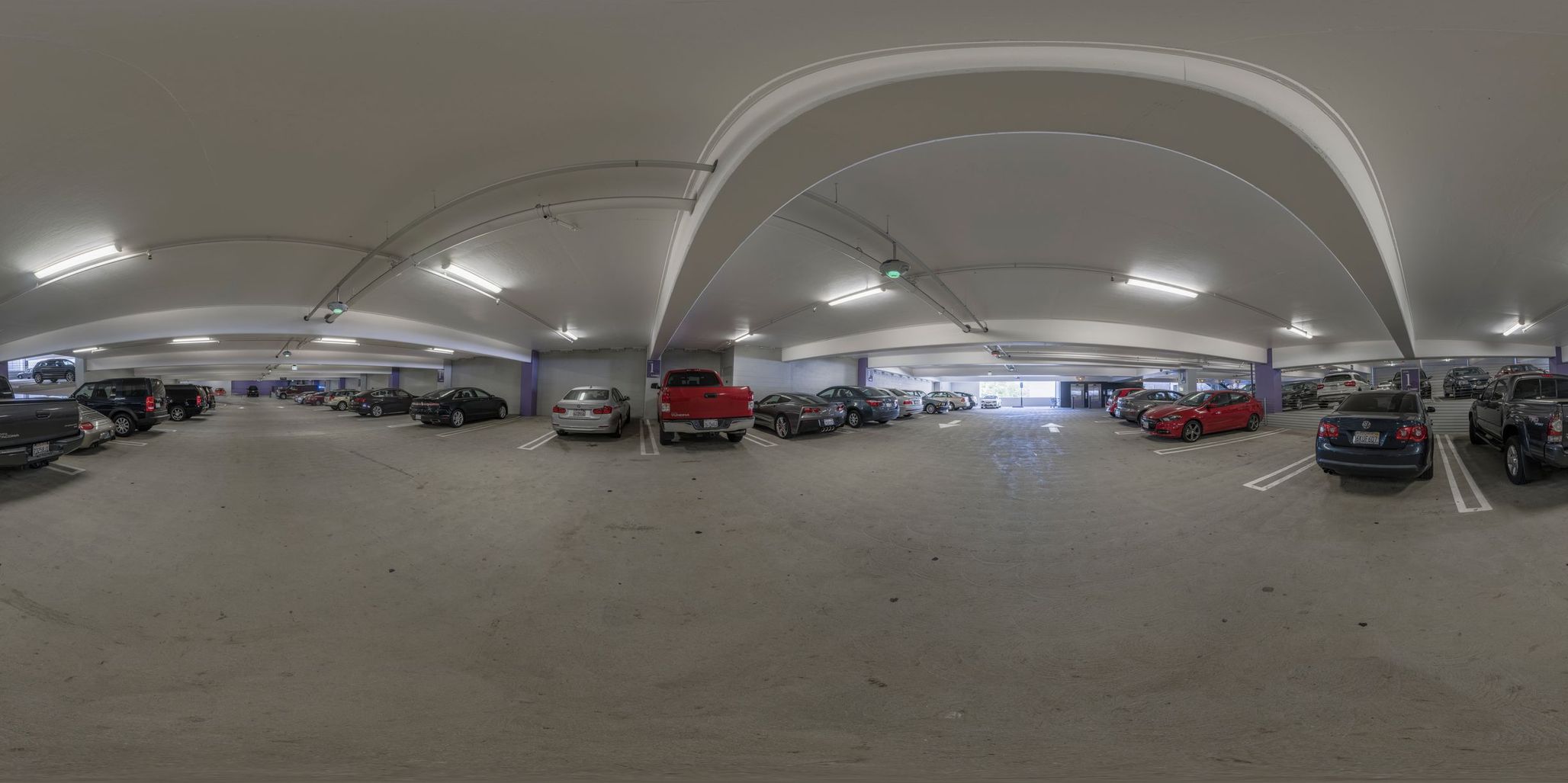 City Parking Garage: A Marvel of Architecture and Concrete - HDRi Maps ...
