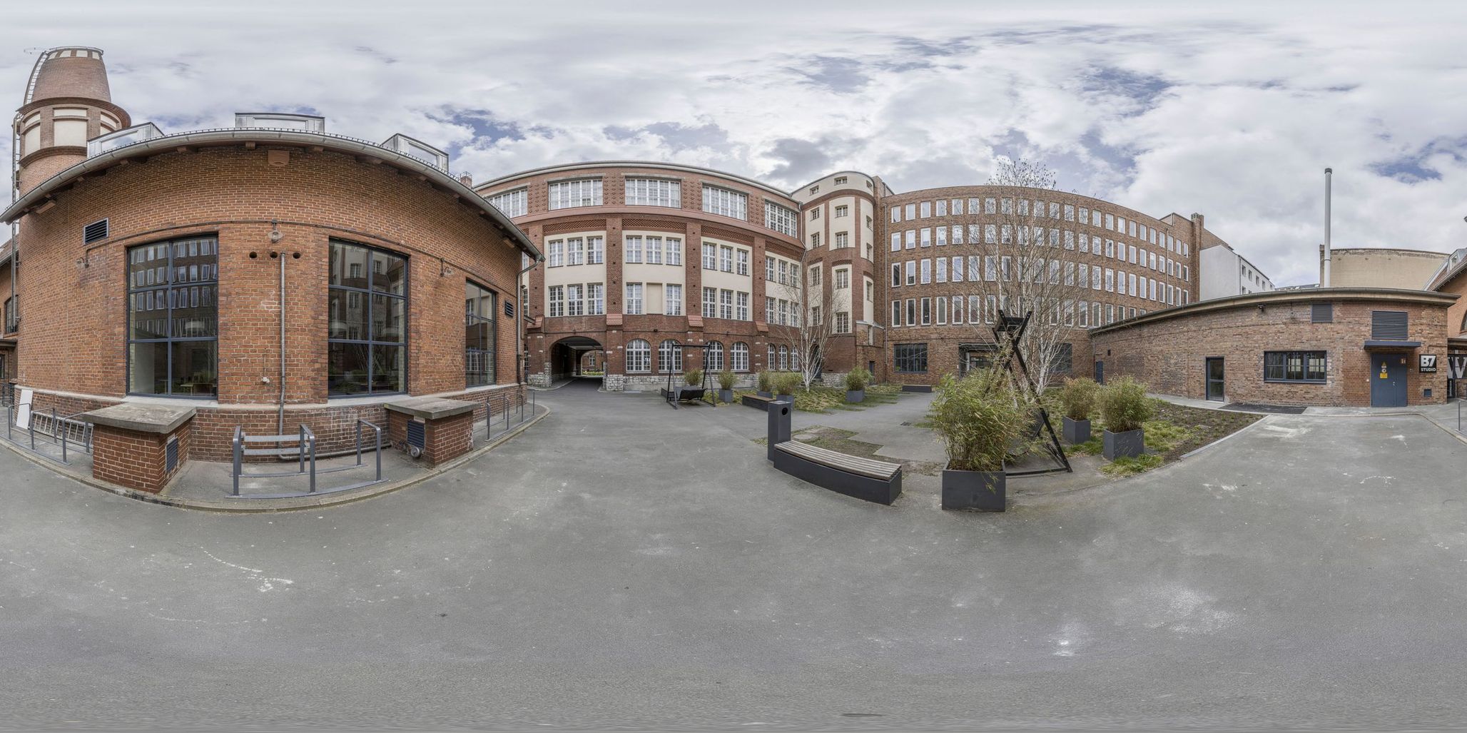 Classic Architecture in a German City - HDRi Maps and Backplates