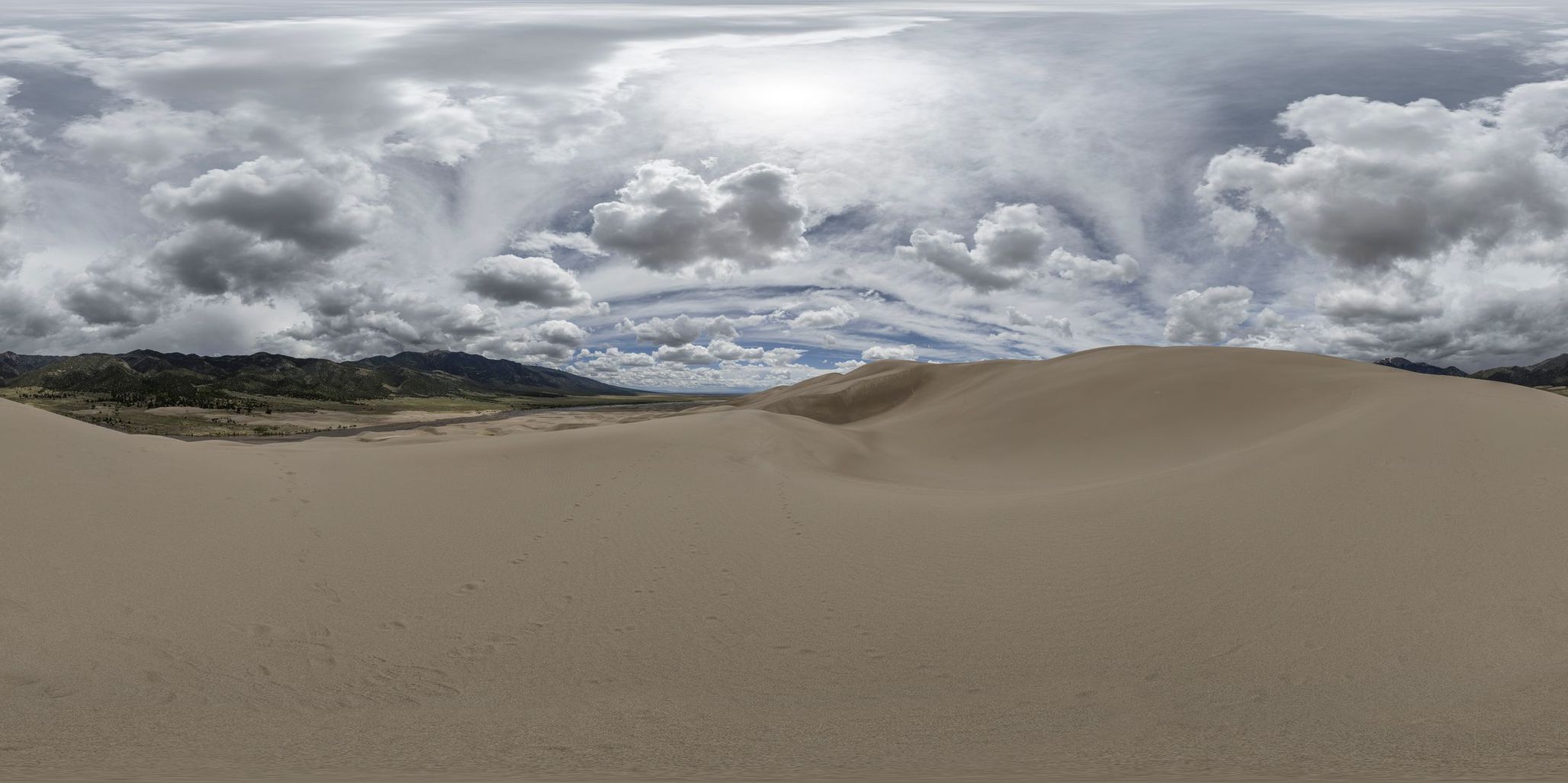 Colorado Desert Landscape: Great Sand Dunes - HDRi Maps and Backplates