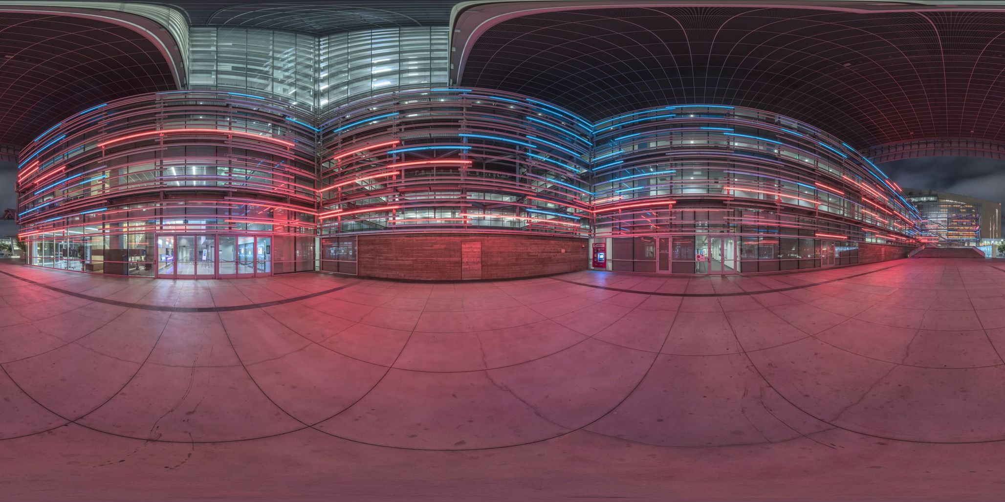 Colorful Modern Building in a Metropolitan Area - HDRi Maps and Backplates