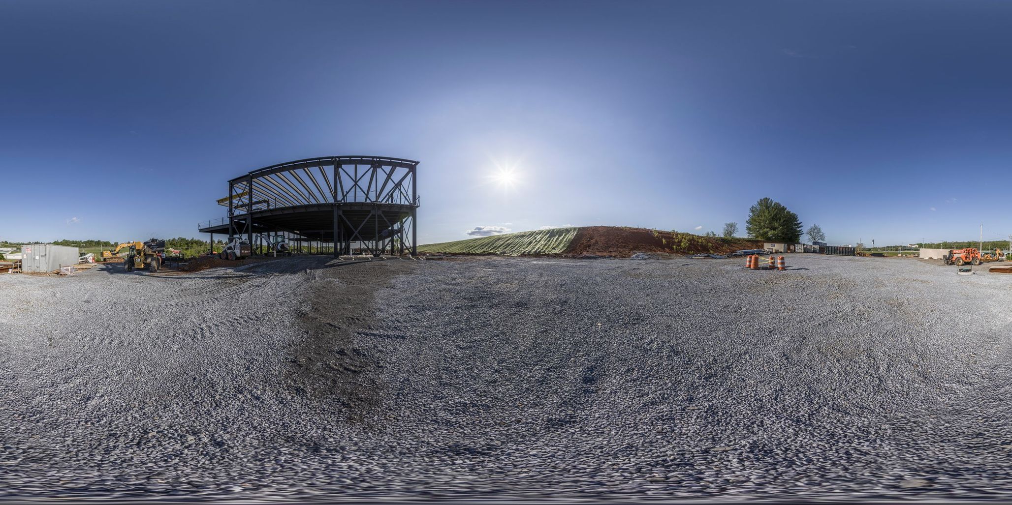 Construction Site near a Building with a Clear Sky - HDRi Maps and ...