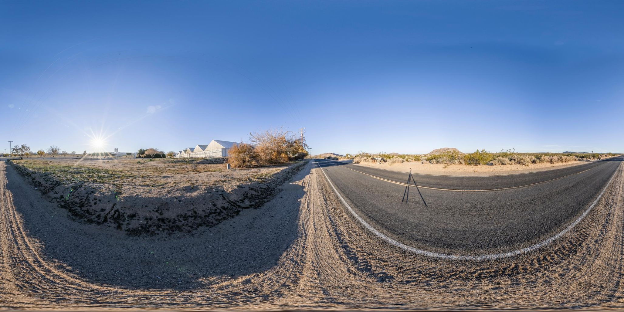 Dirt Road in Landers, California, USA - HDRi Maps and Backplates