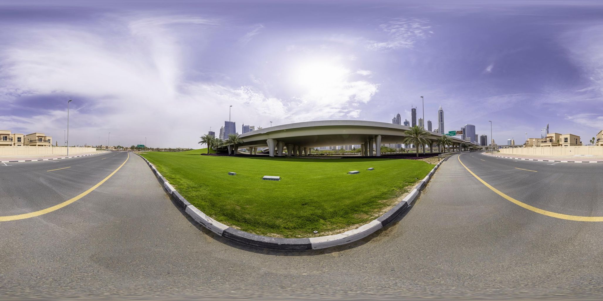 Dubai Architecture: A Fisheye View of the Cityscape - HDRi Maps and ...