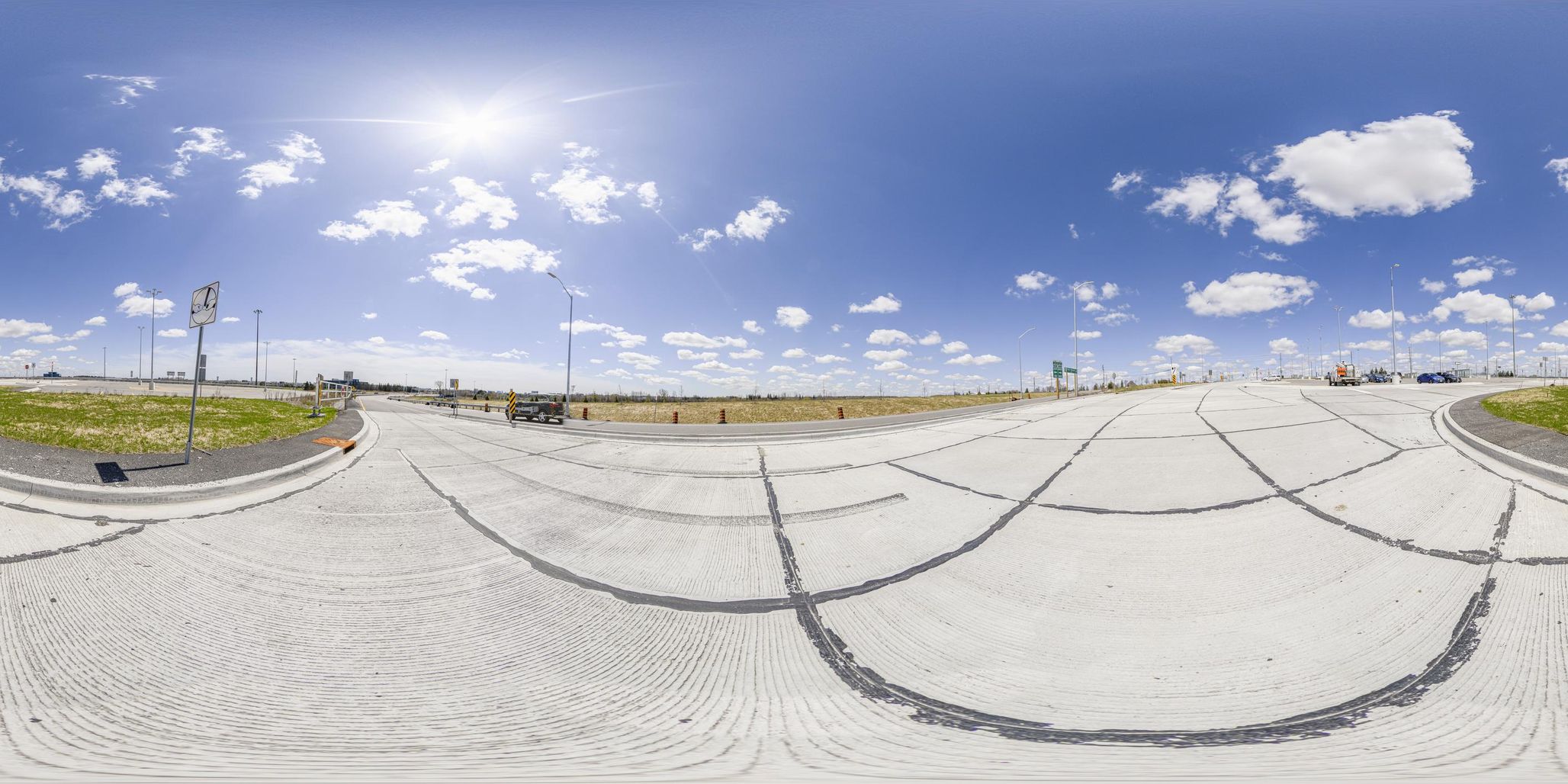 Empty Park in Toronto, Canada - HDRi Maps and Backplates
