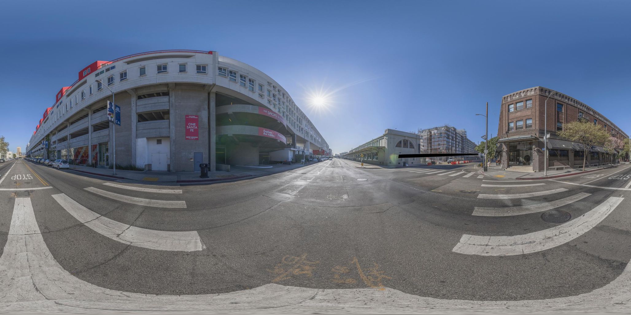 Empty Street Intersection in Downtown: Classic Architecture - HDRi Maps ...