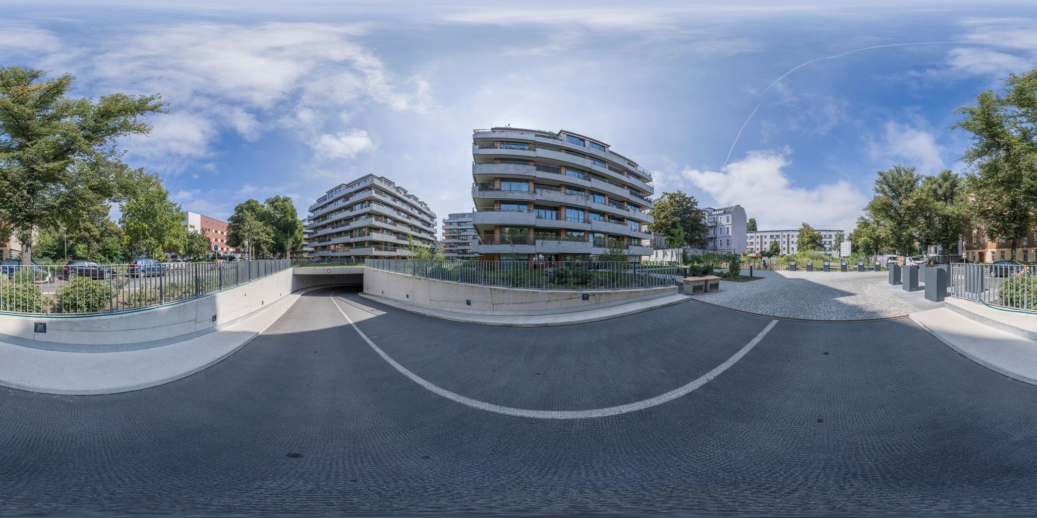 European City: Modern Architecture Street View - HDRi Maps and Backplates
