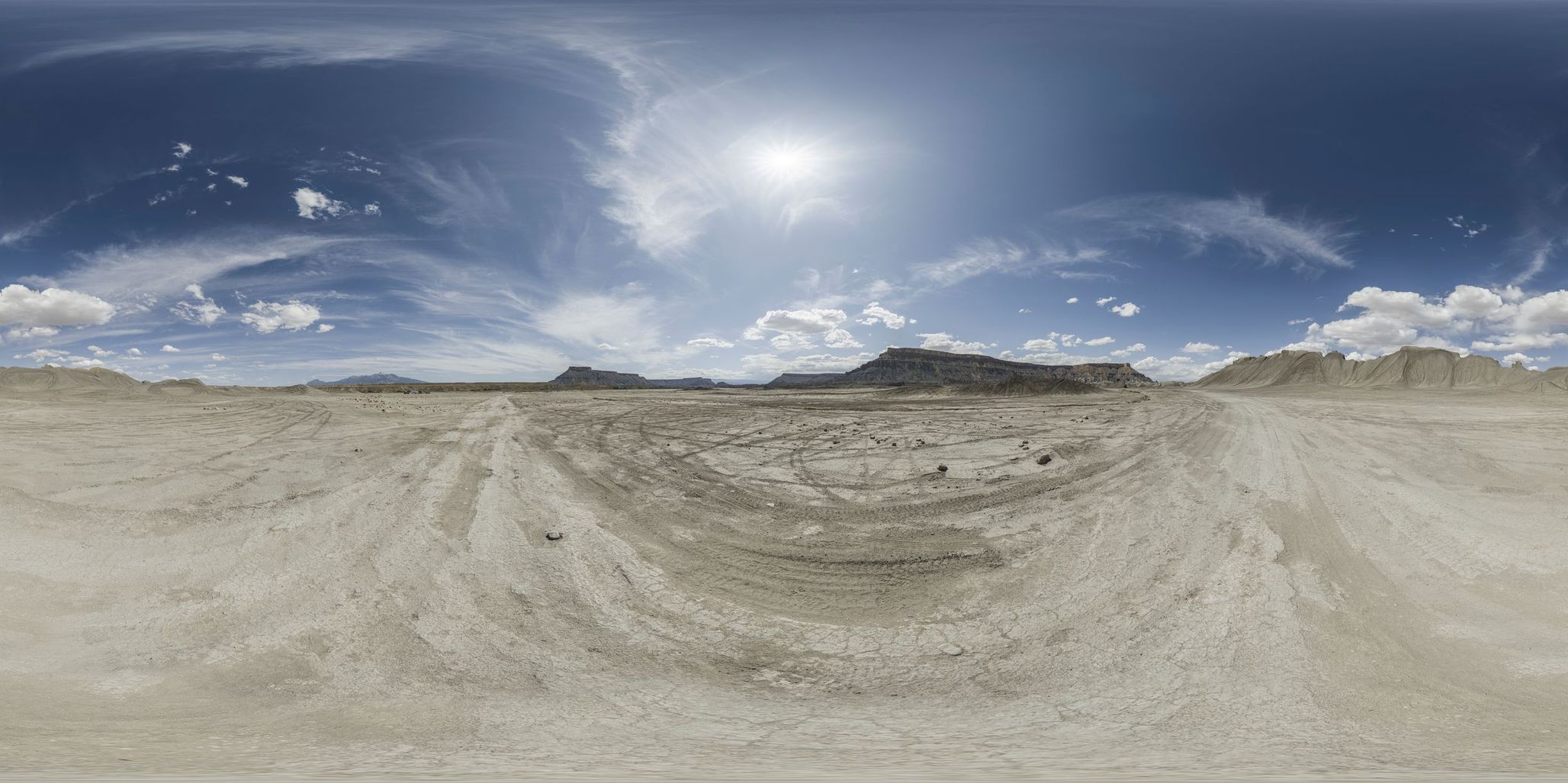 Factory Butte in Utah, USA: A Scenic Landscape - HDRi Maps and Backplates