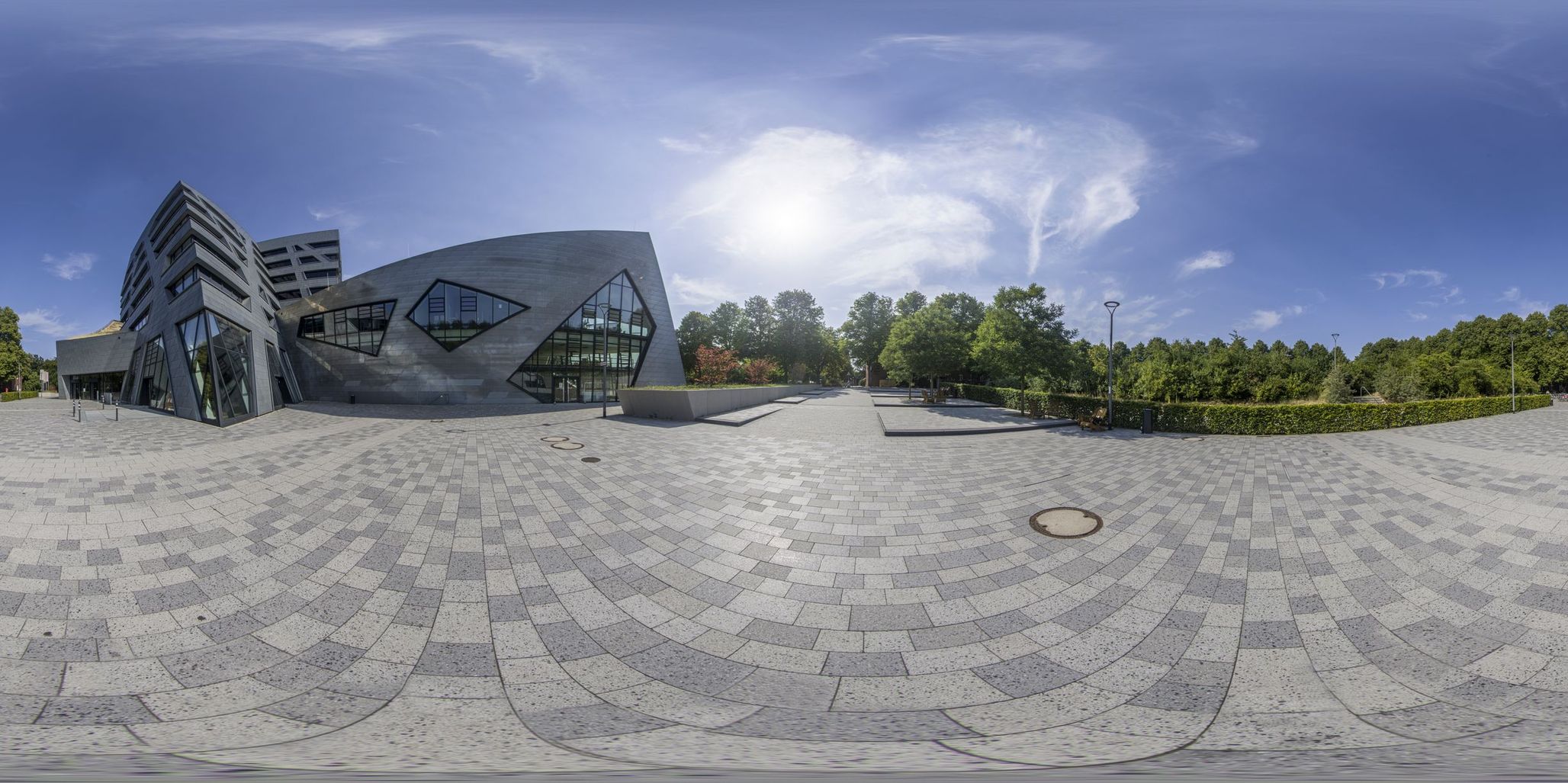 Futuristic Architecture in the City: A High Position View - HDRi Maps ...