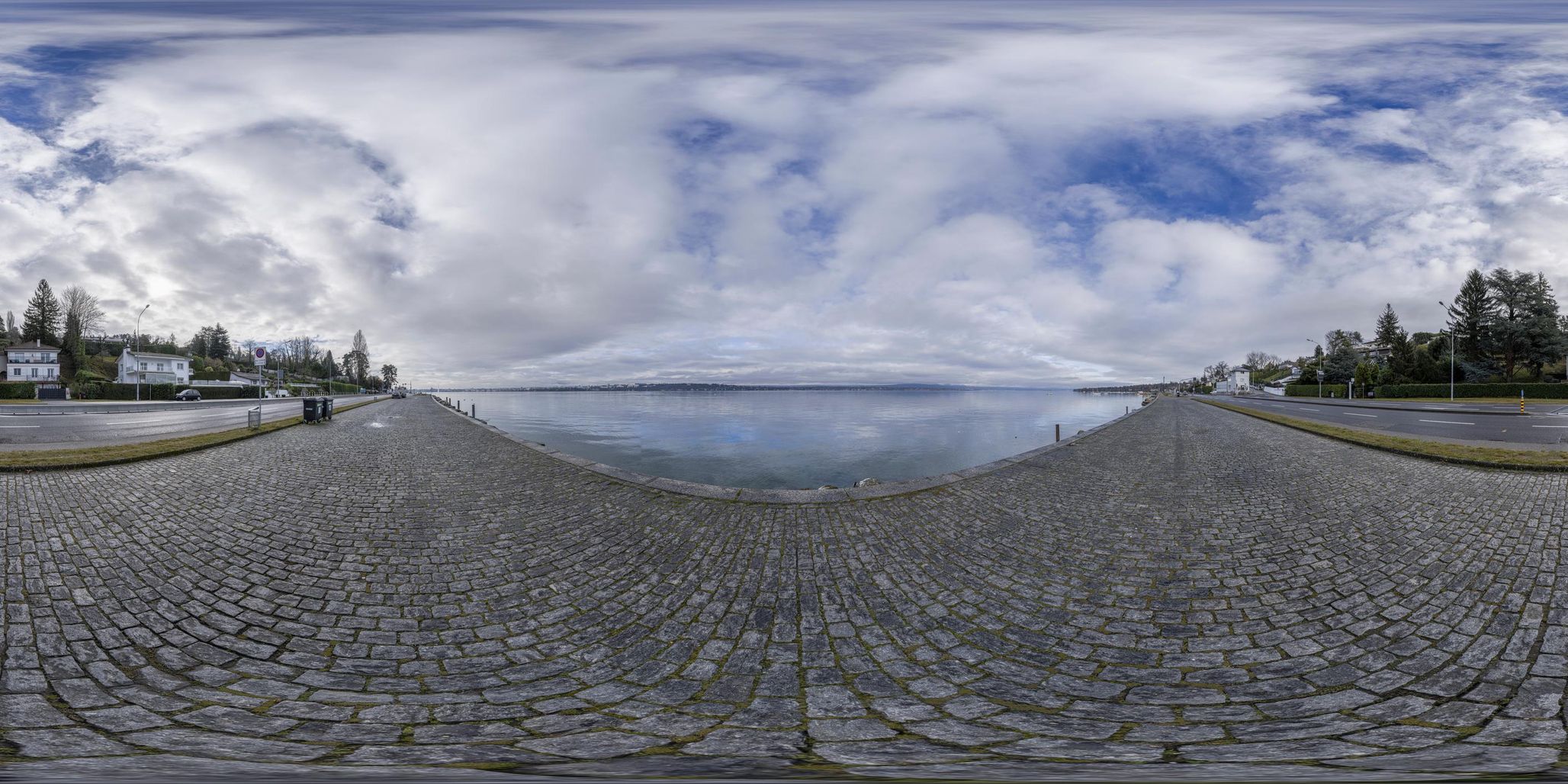 Geneva Harbor, France: Captured with a Fisheye Lens - HDRi Maps and ...