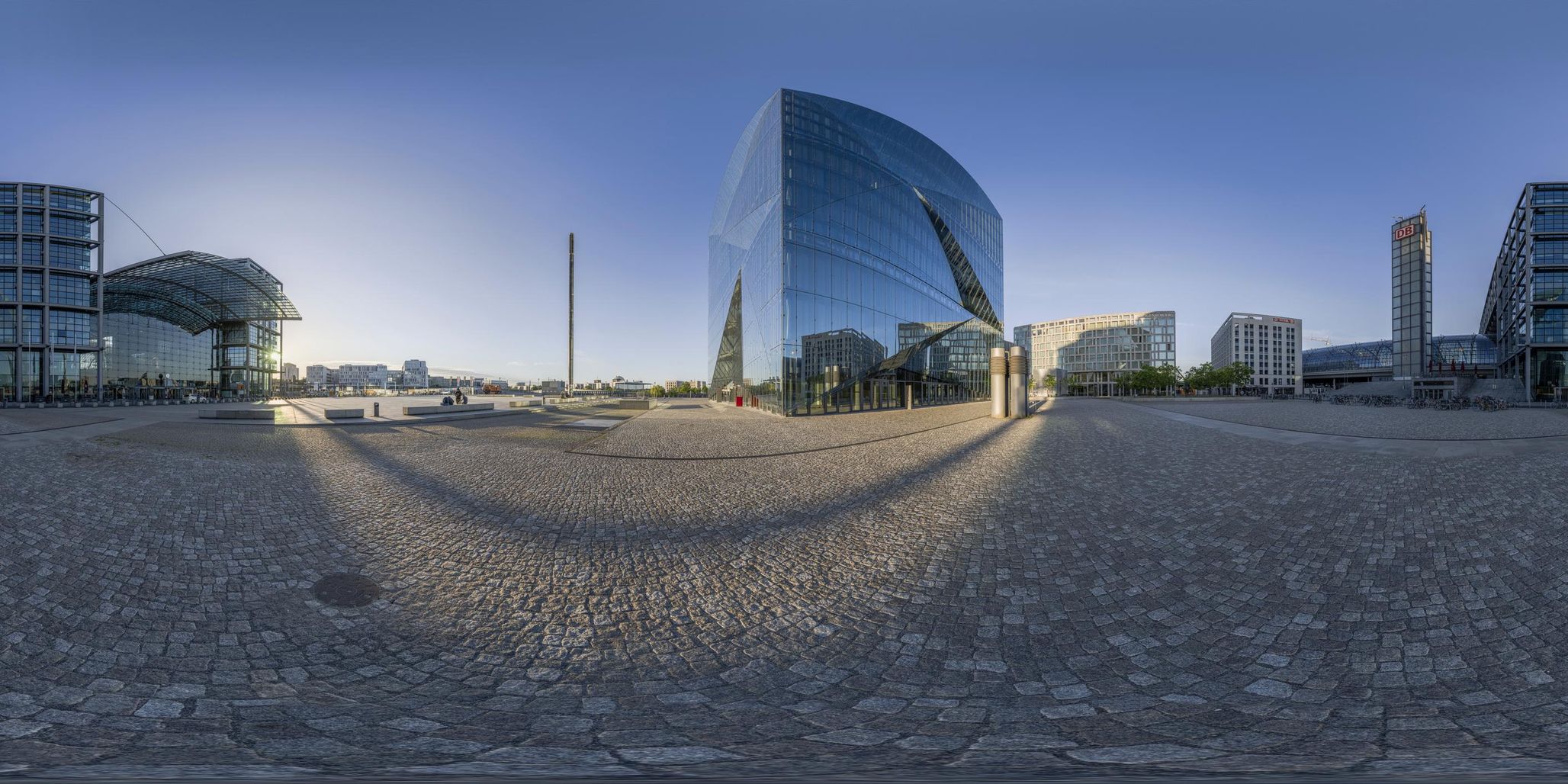 Glass Building Reflection: Urban Design in Berlin - HDRi Maps and ...