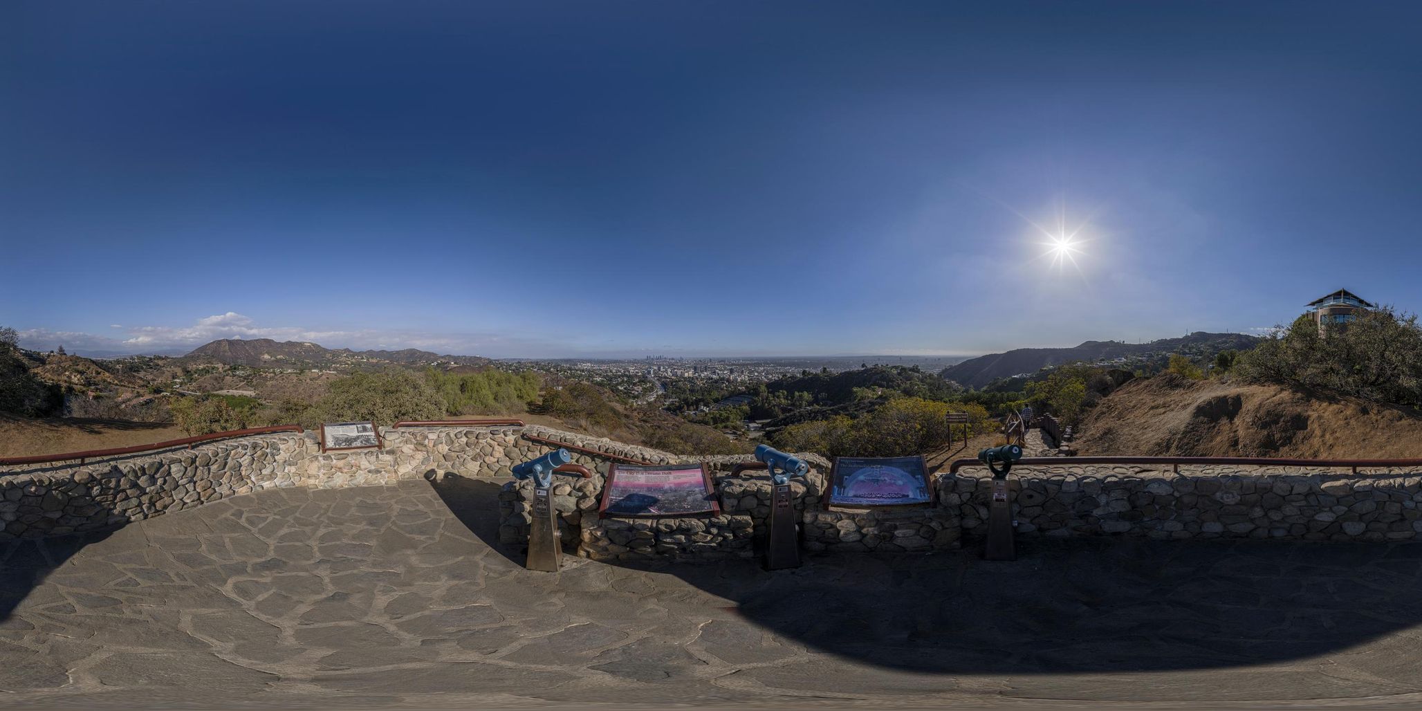Los Angeles, California: Park Bench with Mountain View - HDRi Maps and ...