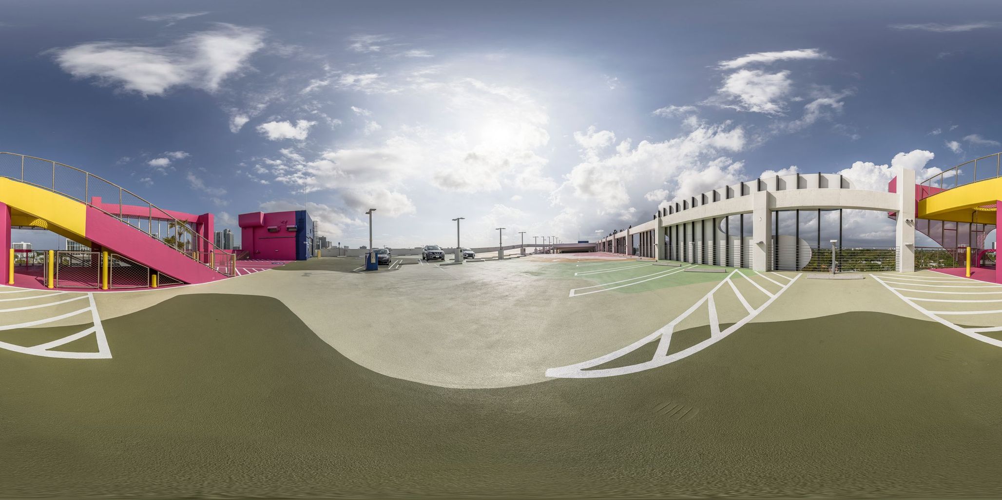 Miami Beach, Florida: Colorful Ramps at a Playground Park - HDRi Maps ...
