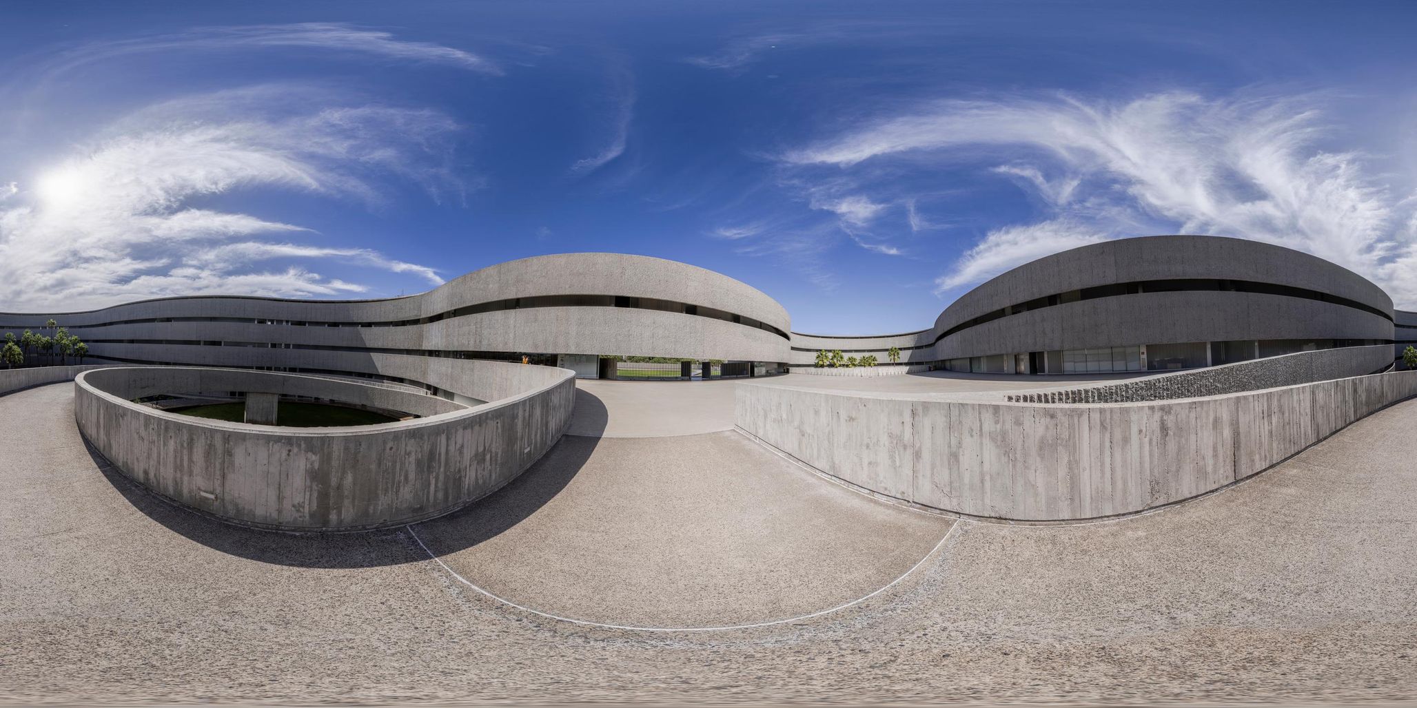 Modern Architecture in Spain: A Building in the Park - HDRi Maps and ...