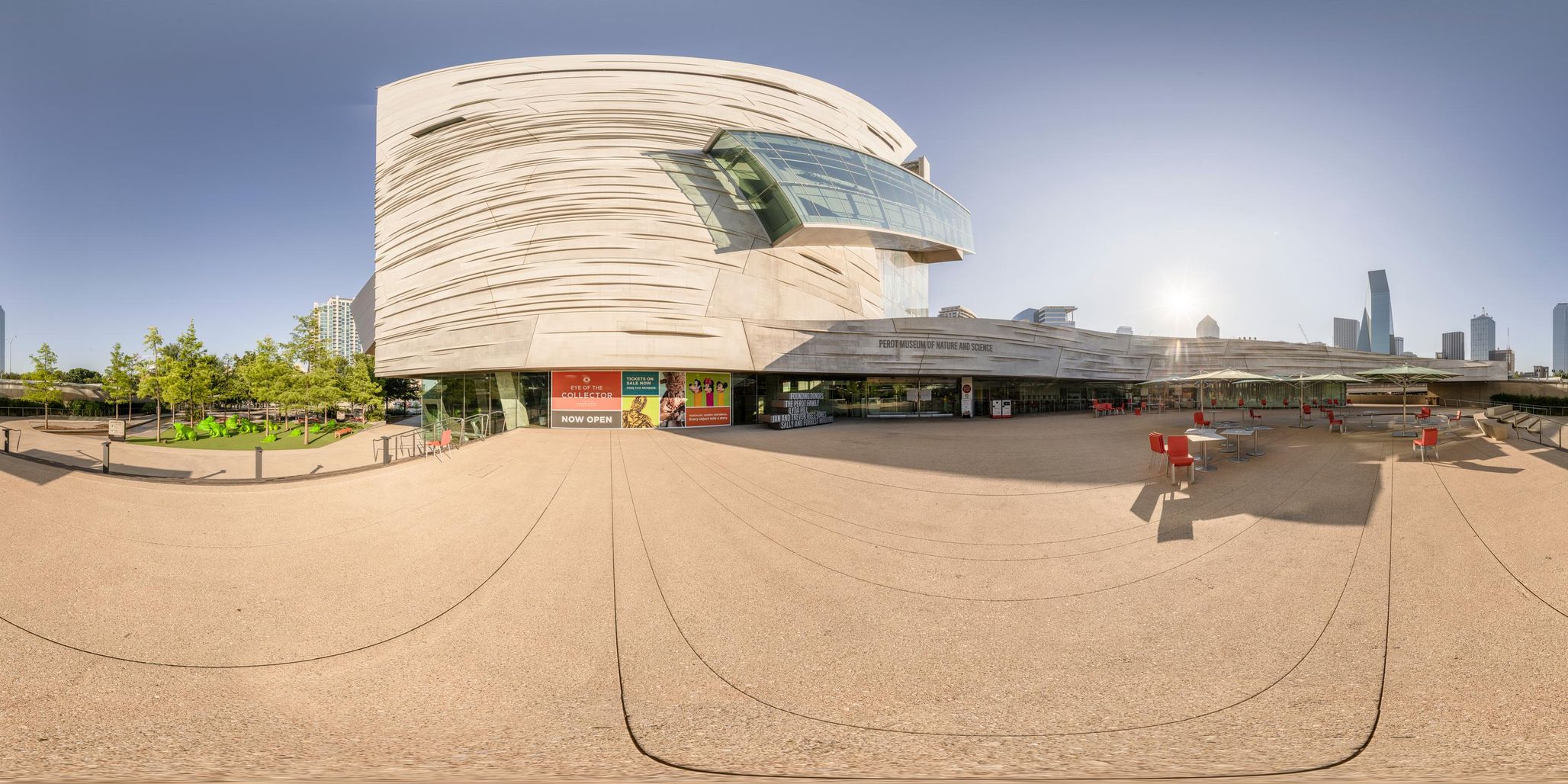 Modern Museum Building in Dallas, Texas - HDRi Maps and Backplates
