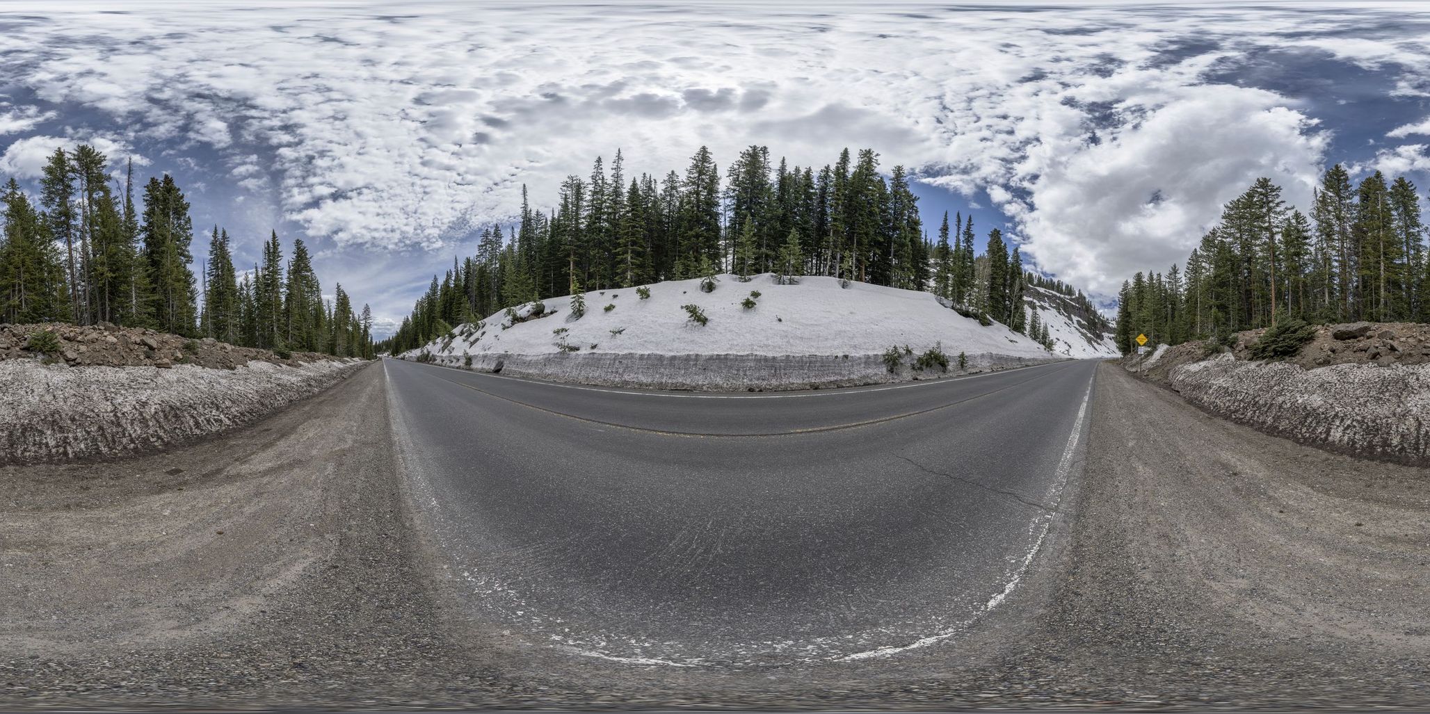 Mountain Highway in Winter: A Scenic Drive in Colorado - HDRi Maps and ...