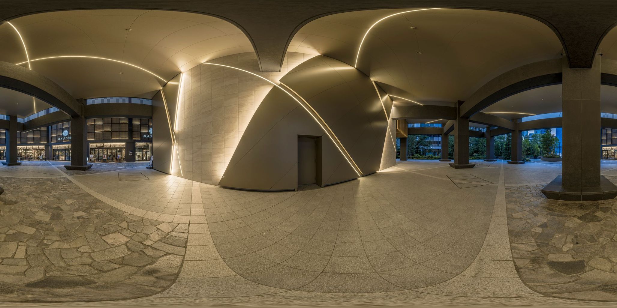 Tokyo, Japan: Night at the Shopping Mall - HDRi Maps and Backplates