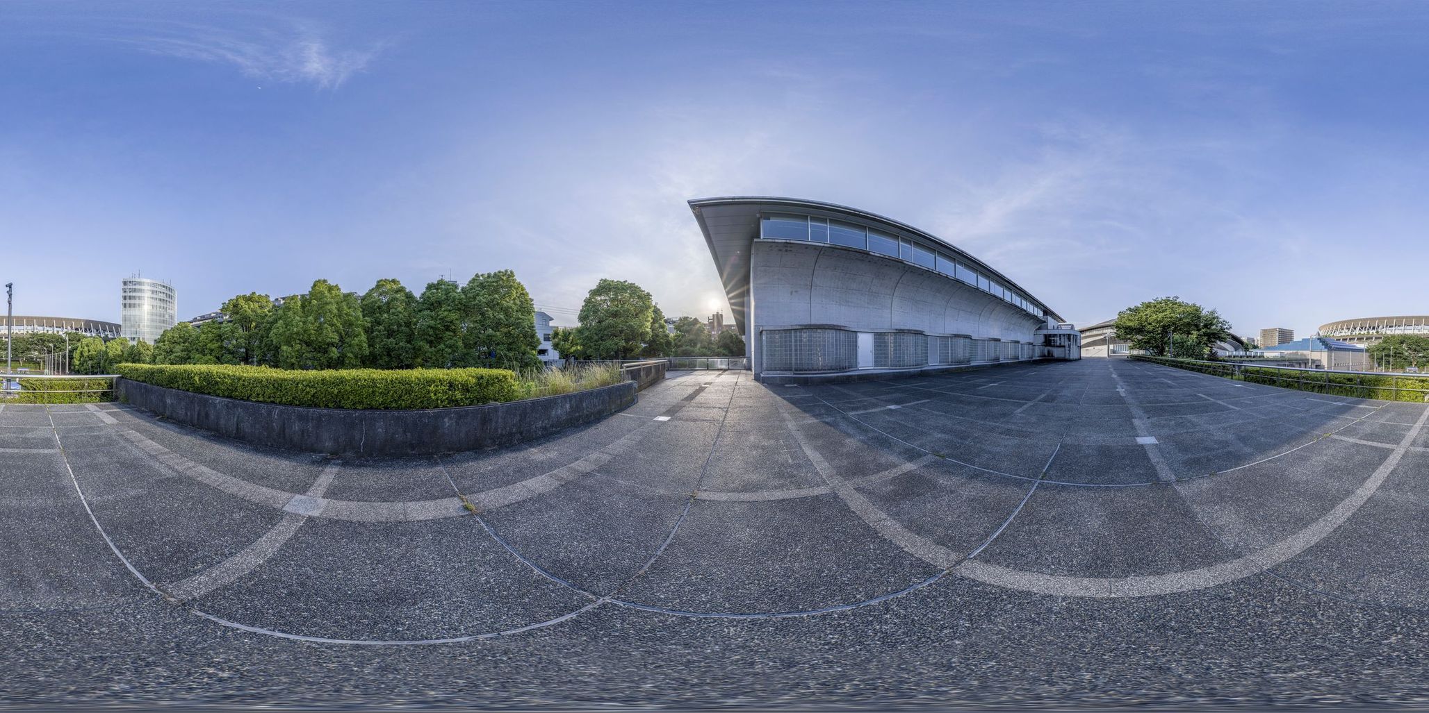 Tokyo, Japan: Urban Landscape Surrounded by Bushes - HDRi Maps and ...